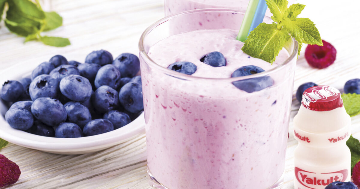 Hardlopen.nl - Blueberry Yakult smoothie